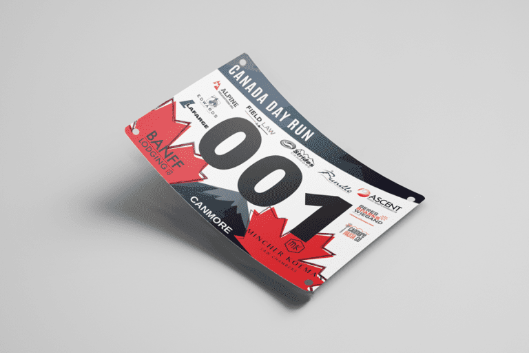 Racing Bib for Marathons and Triathlons | Custom Race Bibs