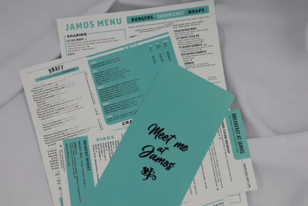 Menu Printing Calgary | Custom Takeout & Dine-In Menus | Grafix Media