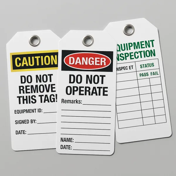Safety Tags for Workplaces | Custom Printed in Calgary
